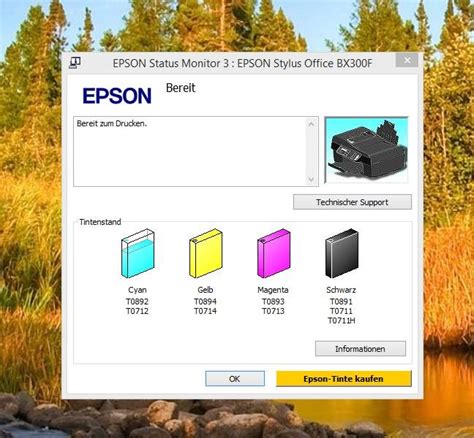 Epson Status Monitor 3 Taucht Alle Paar Minuten Auf