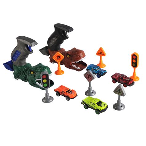 قیمت و خرید کیت ماشین بازی مدل مینی ریسینگ طرح دایناسور تفنگی کد 779 25a