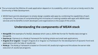 Building Scalable Web Applications With MEAN Stack Services PPT