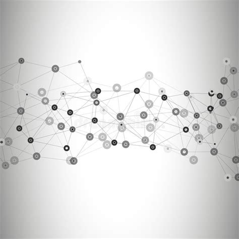 Molecule Structure Gray Background For Stock Vector Illustration Of Drafting Hexagon 44713430