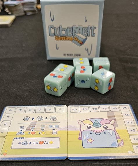 Brettspiel News de CubeMelt Getting Dicey Cosplay Eiswürfel auf