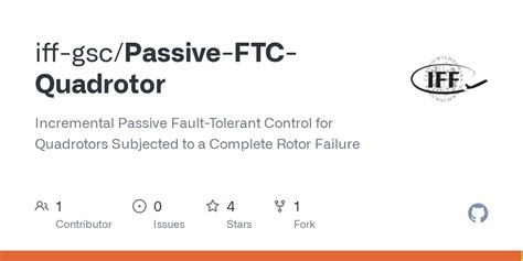 Github Iff Gscpassive Ftc Quadrotor Incremental Passive Fault Tolerant Control For