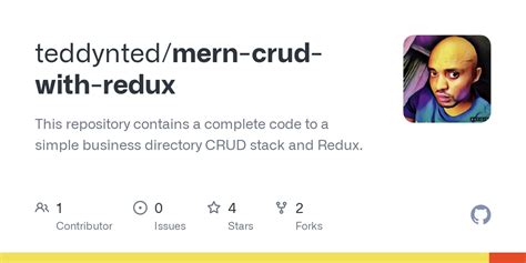 Github Teddyntedmern Crud With Redux This Repository Contains A