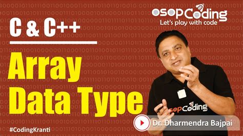 Array Data Type Need Declaration Readingwriting Array Elements Dsa Lecture96 Youtube