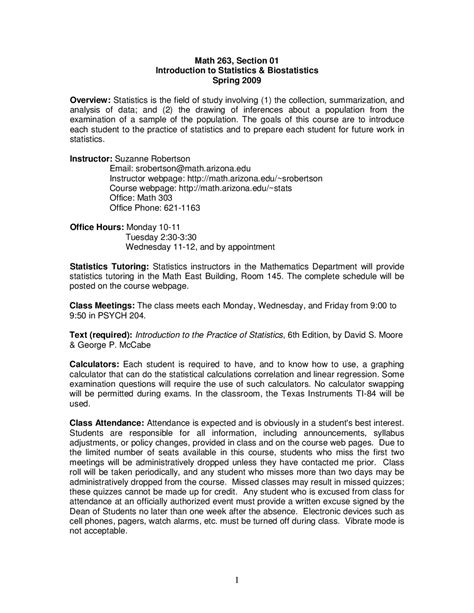 Introduction To Statistics And Biostatistics Midterm Exam Fall 2009 Math 263 Exams