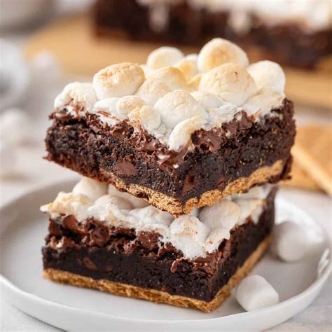 Smores Brownies Toasted Smores Fudge Brownies The Foul Mouth