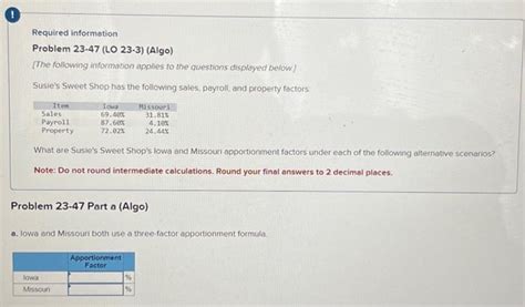 Solved Problem 23 47 Lo 23 3 Algo [the Following