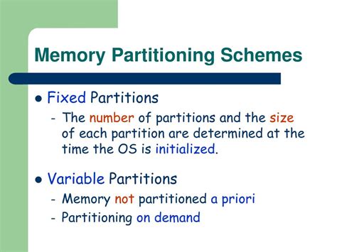 Ppt Operating Systems Principles Memory Management Lecture 7