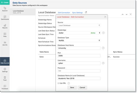Import Data From Amazon Aurora L Zoho Analytics Help