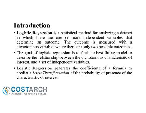 Logistic Regression Analysis Pdf