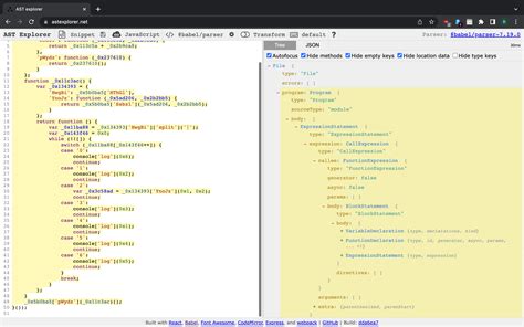 Javascript Ast Manipulation With Babel Reducing Nestedness