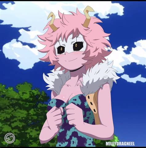 My Hero Academia Bnha Mina Ashido Pinky Quirk Acid Anime