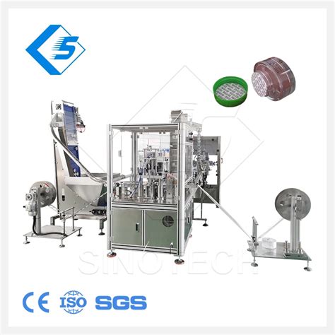Automatic Plastic Cap Pe Foam Assembly Equipment Wadding Machine China Cap Lining Machine And