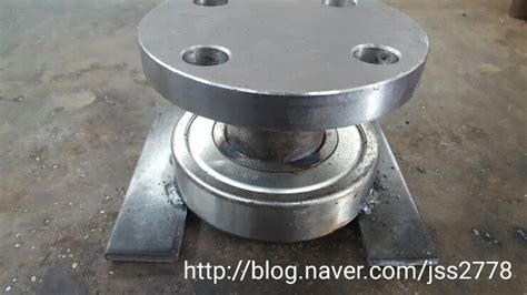 배관기능장실기 후렌지용접에 필요한 지그 만들기 네이버 블로그