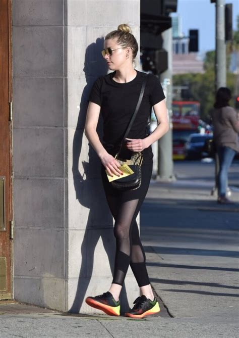 Work Out Amber Heard Inspires Netizens By Her Workout Looks Iwmbuzz