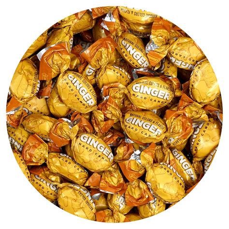 Individually Wrapped Premium Ginger Hard Candy 1 Lb Nuts N More