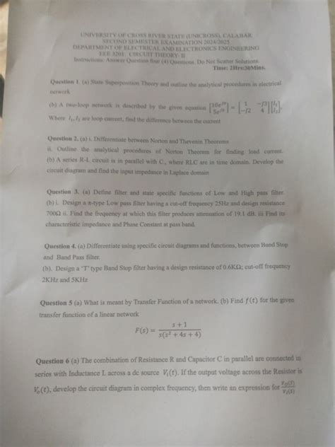 Question 1 A State Superposition Theory And Outline The Analytical Pro
