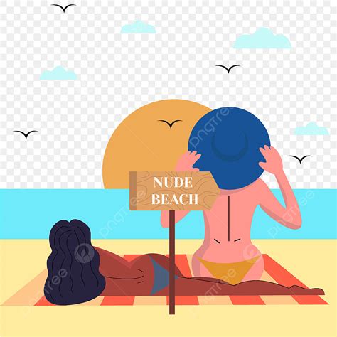 Naked Girls Vector Design Images Naked Girl Watching The Sunset Nude Concept Illustration