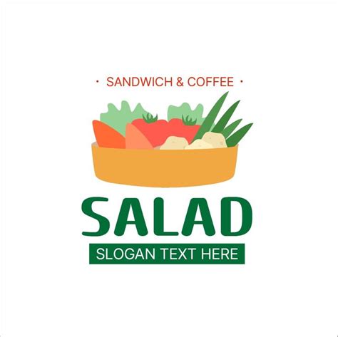 샐러드 채소 로고템플릿 로고메이커 로고폴리 In 2024