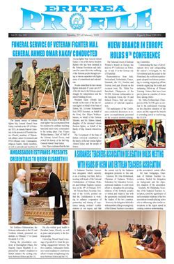 Eritrea Profile 21022015 Pdf Eritrea Ministry Of Information