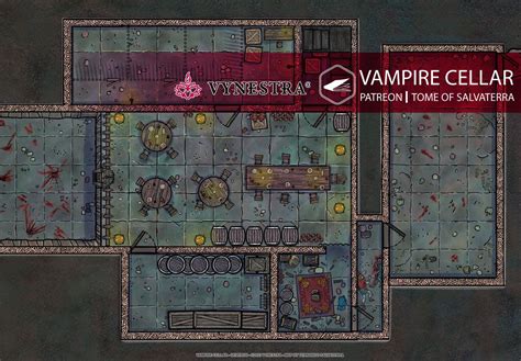 Vampire Cellar Battlemap Tome Of Salvaterra How To Draw Hands