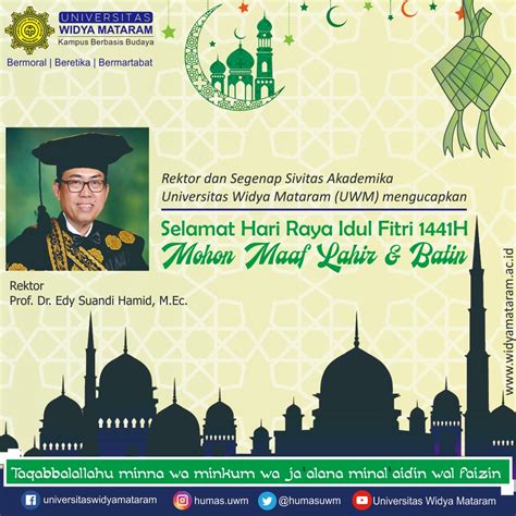Selamat Hari Raya Idul Fitri 1441 H