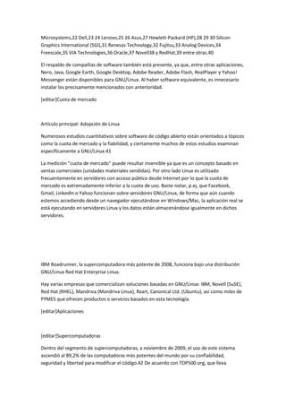 Software Linux PDF