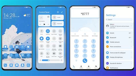 She Is Blue Theme For Huawei Emui Harmonyos And Honor Magic Ui Huawei Theme Artofit
