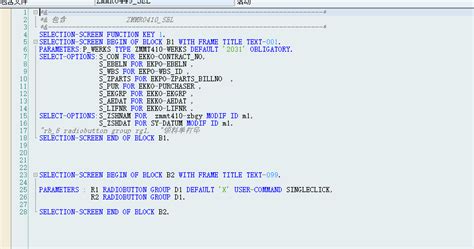 Abap 选择屏幕字段动态显示和隐藏 别忘了带红领巾 博客园