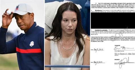 See The 2017 Nda Tiger Woods Made Ex Girlfriend Erica Herman Sign