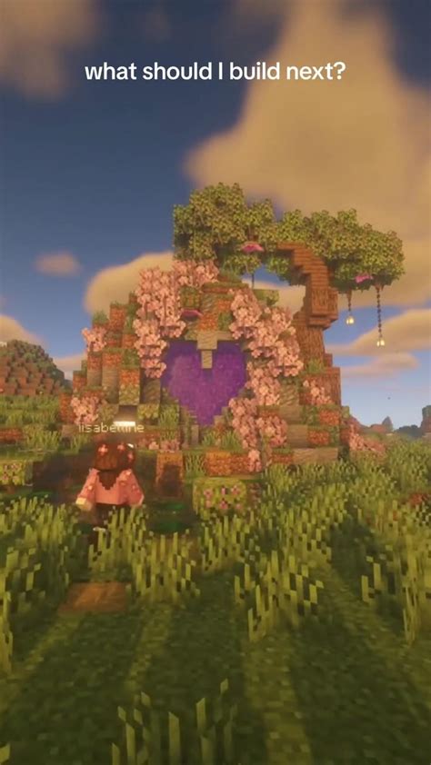 Minecraft Heart Nether Portal Build [video] In 2024 Minecraft Houses