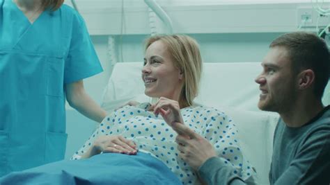 Pregnant Women Giving Birth Video Stock Clip Video 4k E Hd