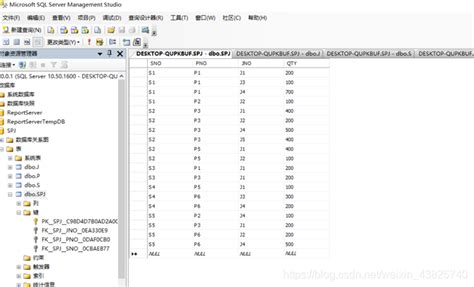 Sqlserver数据库实验——实验2 创建数据库和数据表create Table Spj093 Sno Char4 Pno