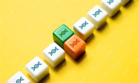 게놈의 영역 교체 유전자 치료 유전적으로 설계된 아기 미래 Dna 변형에 대한 비전 질병에 대한 확률 및 소인 친자 확인 프리미엄 사진