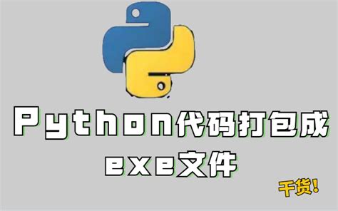 python代码打包成exe文件不用考虑环境了 哔哩哔哩 bilibili