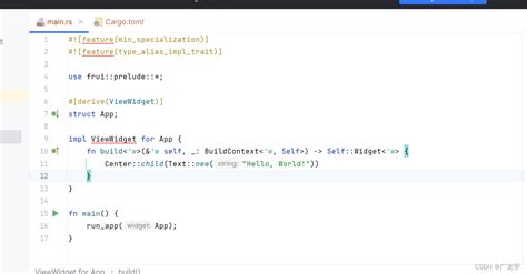 一起学Rust 框架篇 Frui框架rust一个对开发者友好的GUI框架Frui rust ui CSDN博客
