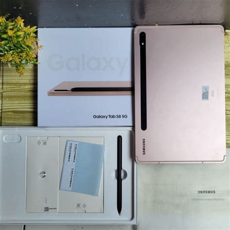 Jual Samsung Galaxy Tab S8 5G 8 128 GB Sein Resmi Indonesia Second Bekas Shopee Indonesia