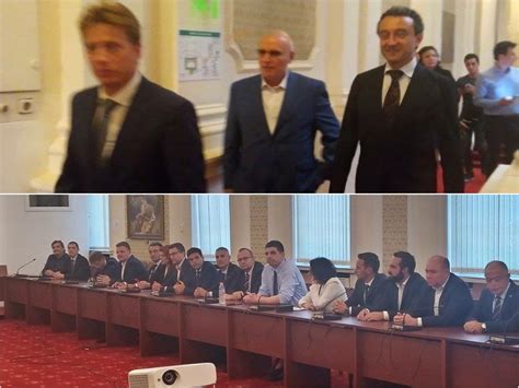 ПЪРВО В ПИК Започна срещата на ППДБ с Димитър Радев Лорер доведе в парламента кандидата на