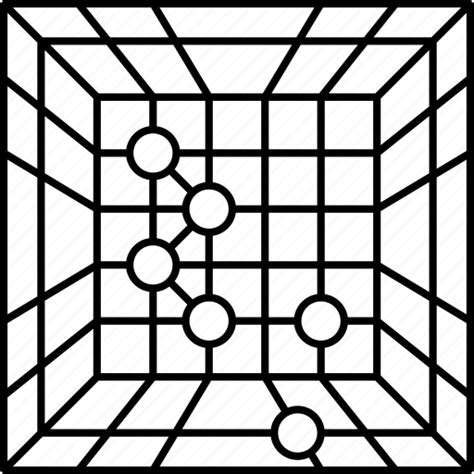 cyberspace digital data network technology icon download on