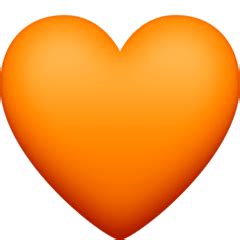 🧡 Orange Heart Emoji