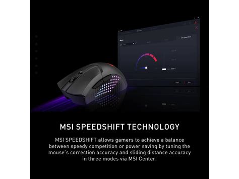 MSI CLUTCH GM51 LIGHTWEIGHT WIRELESS Gaming Mice, with Charging Dock ...