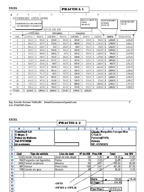 Ejerciciospracticos Excel 8a12am 02122023 Descargar Gratis Pdf Microsoft Excel Matriz