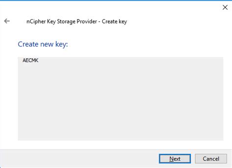 Generate The Encryption Keys Nshield Docs