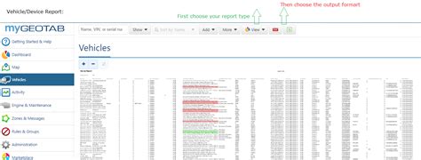 Running A Report On Mygeotab Geotab Africa