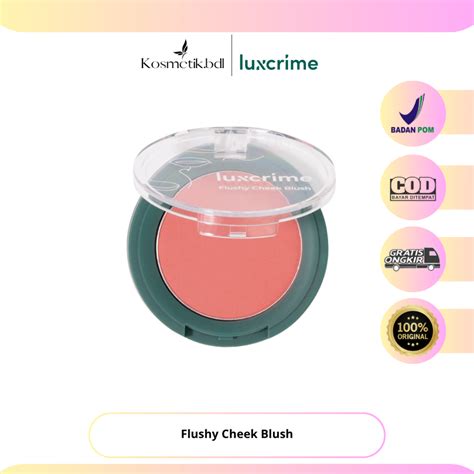 Jual Luxcrime Flushy Cheek Blush Shopee Indonesia