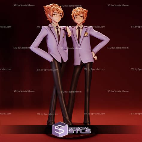 Hikaru And Kaoru Ouran High School Host Club 3d Model Specialstl