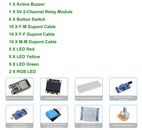 Kit Básico De Iniciação Para Esp32 Esp 32s Wifi Development Board Arduino Project Learning Com