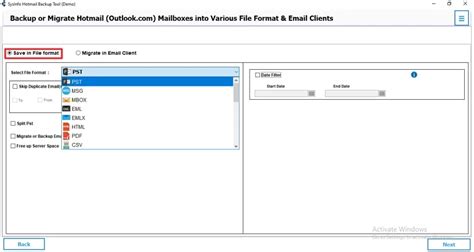 How To Export Emails From Outlook Com To USB Drive