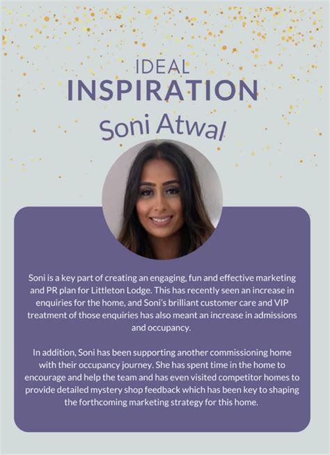 Soni Atwal On Linkedin And This Is Why I Love What I Do Thank You Ideal Carehomes Homes For