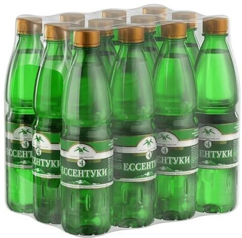 Вода ЕССЕНТУКИ 4 газированная, 0,5л, пэт